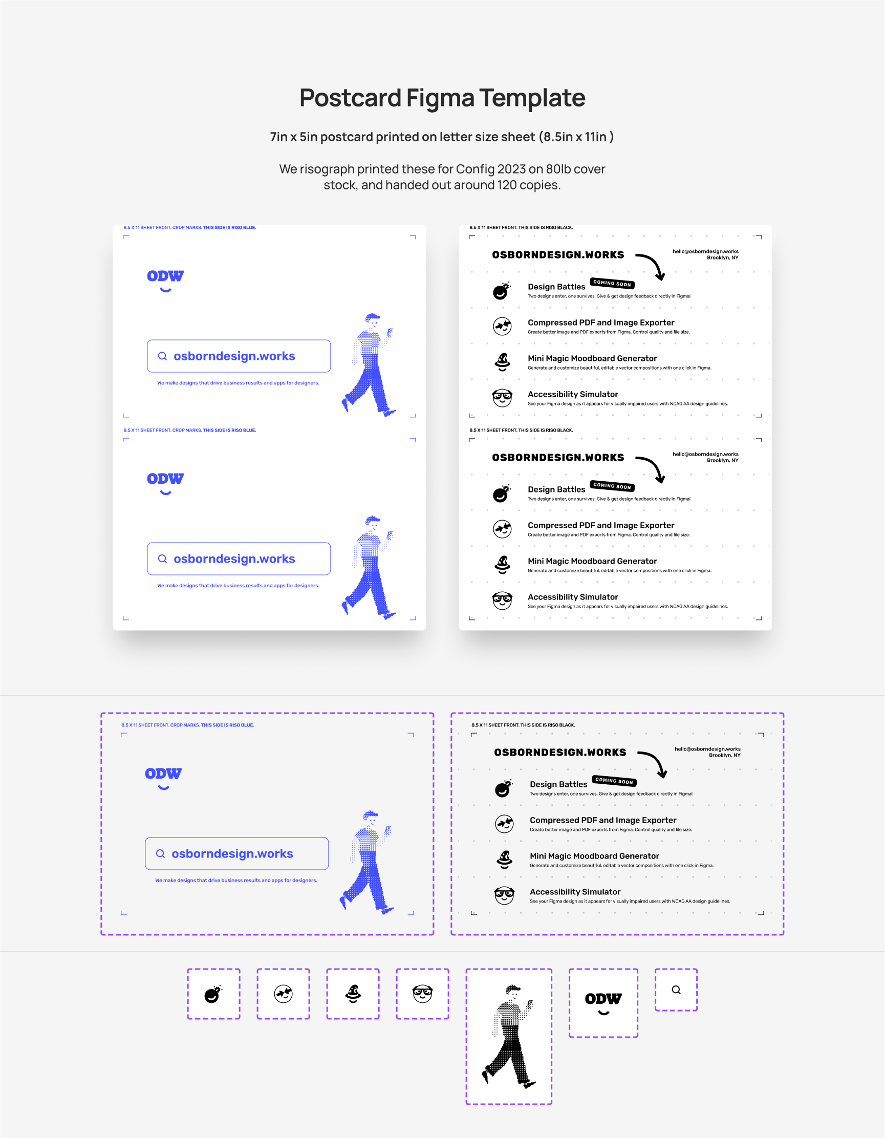 Figma Mini Brand Guidelines Template, Layout Component | Component Collector Design System